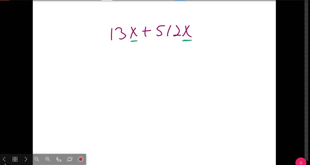 ⏩SOLVED:Simplify. 13 x+512 x | Numerade