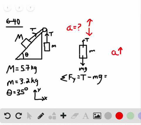 SOLVED:Two blocks are connected by a string, as shown in FlGURE 6-54 The smooth inclined surface ...
