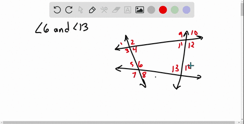 ⏩SOLVED:USING STRUCTURE Exercises 15-18, classify the angle pair as… | Numerade