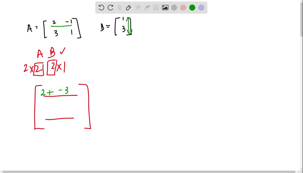 Solvedif Possible Find A B And B A Aleft Begin Array Rr 2 And 1 3 And 1end Array Right