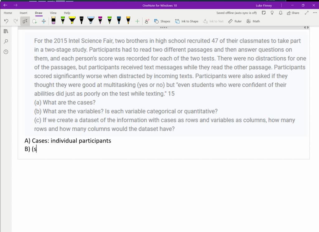 SOLVED:For the 2015 Intel Science Fair, two brothers in high school ...