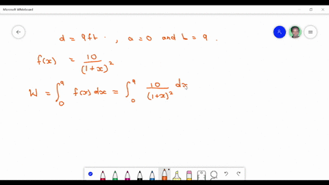 SOLVED:A particle is moved along the x -axis by a force that measures 10/(1+x)^2 pounds at a ...