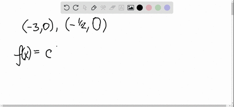 SOLVED:Finding Quadratic Functions In Exercises 65-70 , find two quadratic functions, one that ...