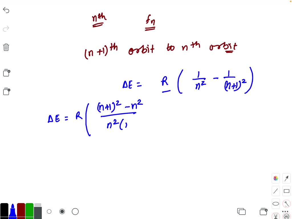 Solved The Frequency Of Revolution Of An Electron In The N Th Orbit In