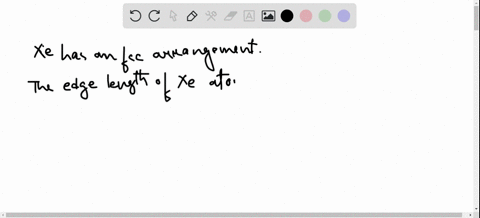 ⏩SOLVED:Solid xenon forms crystals with a face-centered cubic unit ...