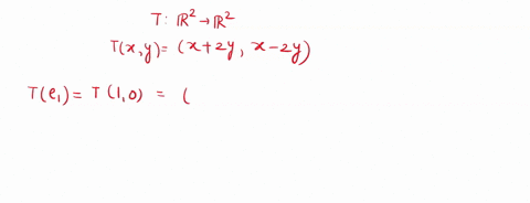 ⏩SOLVED:The Standard Matrix for a Linear Transformation In Exercises ...