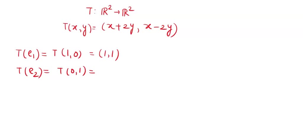 ⏩SOLVED:The Standard Matrix for a Linear Transformation In Exercises… | Numerade