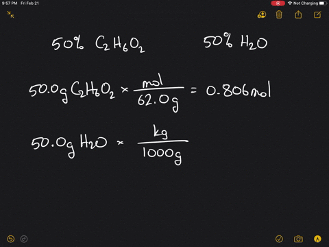 SOLVED:Calculate the freezing point and boiling point of an antifreeze ...