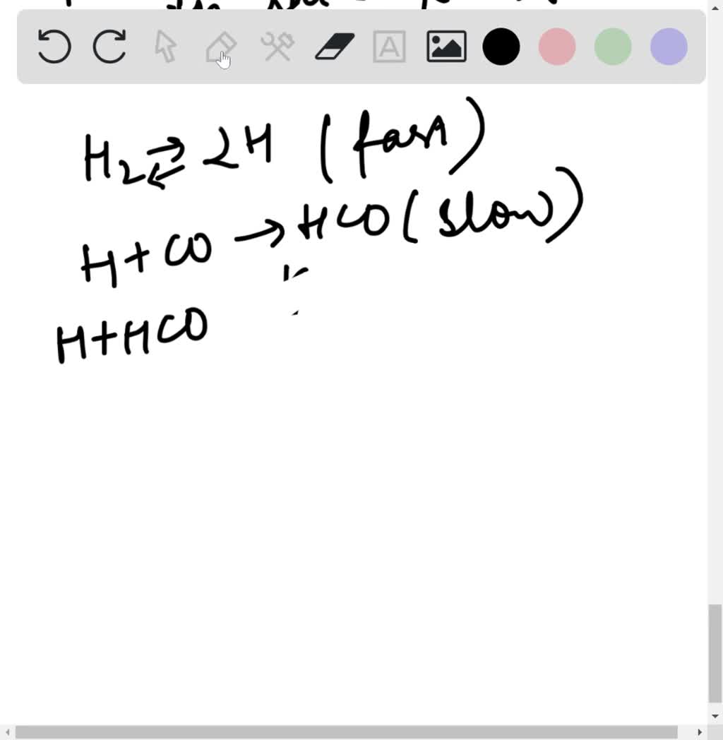 In the combustion of hydrogen, the following reactions involving ...