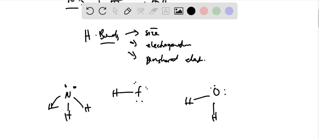 ⏩SOLVED:Explain why the effect of hydrogen bonding on the boiling ...