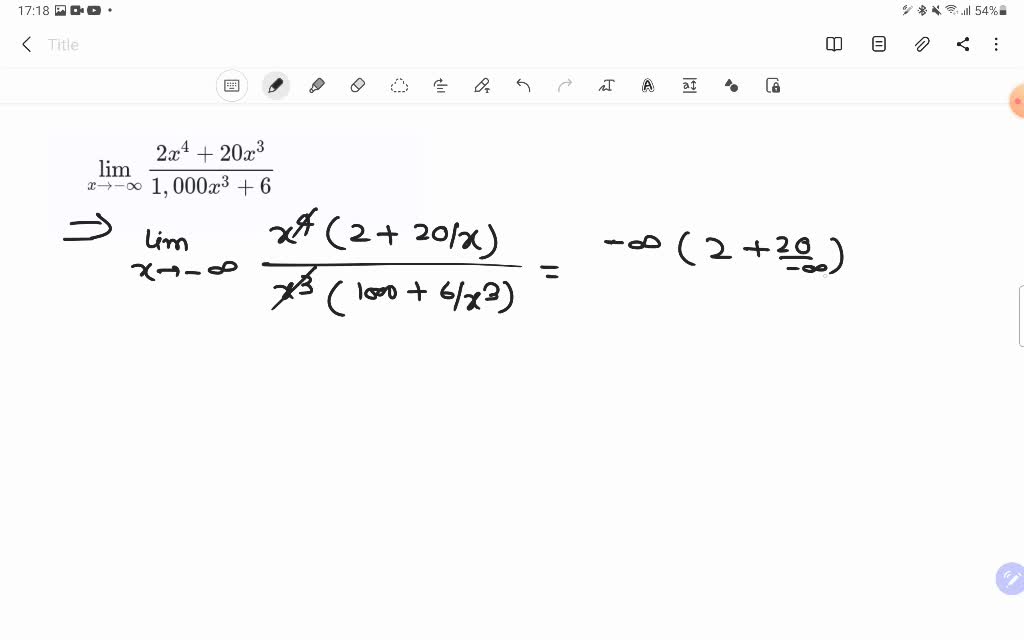 SOLVED:Calculate the limits in Exercises 21-72 algebraically. If a limit does not exist, say why ...