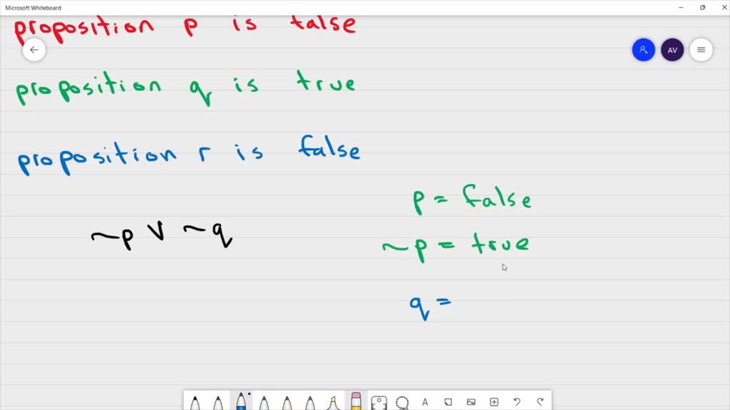 ⏩SOLVED:Given that proposition p is false, proposition q is true,… | Numerade