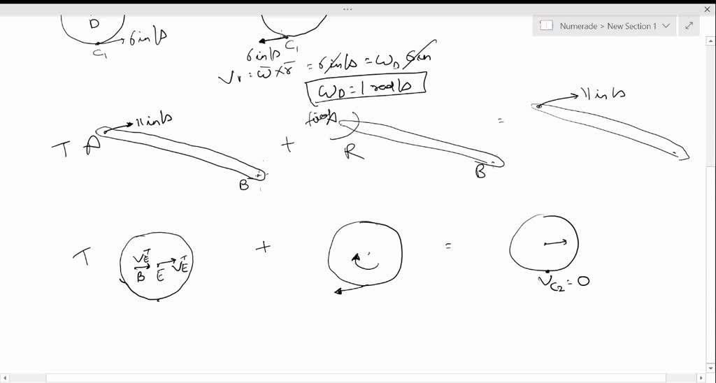 SOLVED:Both 6 -in.-radius wheels roll without slipping on the ...