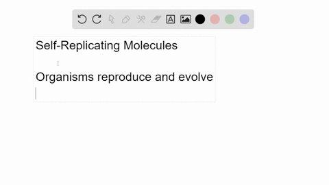 SOLVED:Explain how the origin of self-replicating molecules was ...