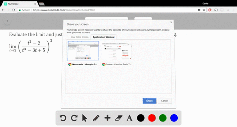 SOLVED:Evaluate the limit and justify each step by indicating the appropriate Limit Law(s). limt ...