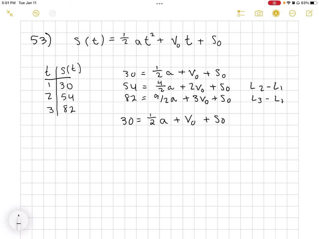SOLVED:The motion of an object traveling along a straight path is given ...