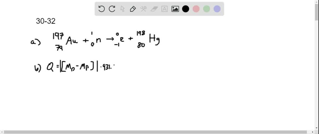 SOLVED: Natural gold has only one isotope, 79^197 Au. If natural gold ...