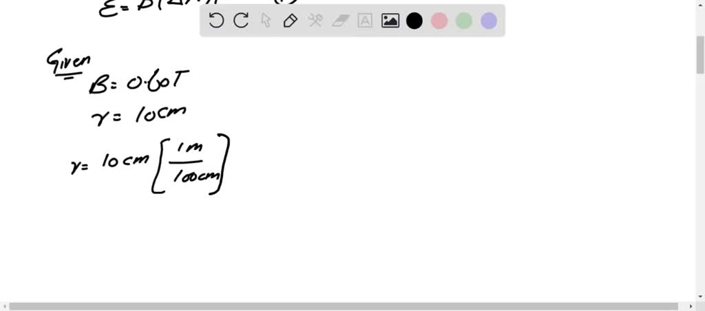 SOLVED:A copper disk of 10-cm radius is rotating at 20 rev / s about ...