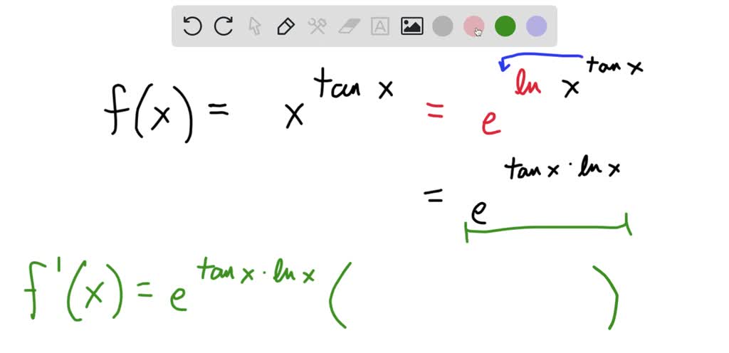 SOLVED:Find f^'(x) if f(x) is the given expression. (tanx)^arctanx