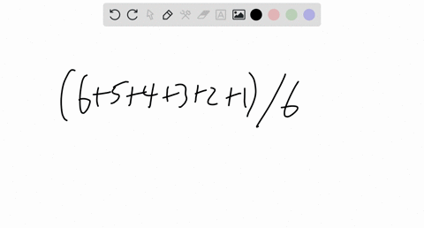 SOLVED: The graph shows the average when a six-sided die is rolled ...