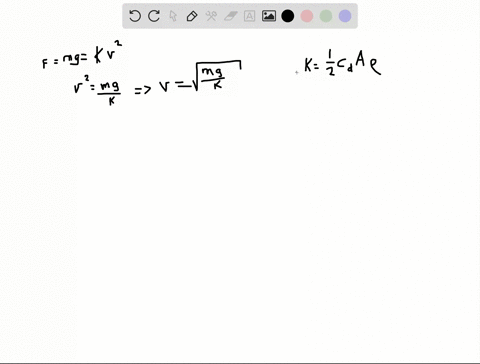 SOLVED:For the free-falling parachutist with linear drag, assume a ...