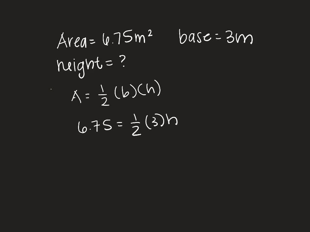 Write Pseudocode For An Algorithm That 1 Asks The User To Input The Base And Height Of A 7894