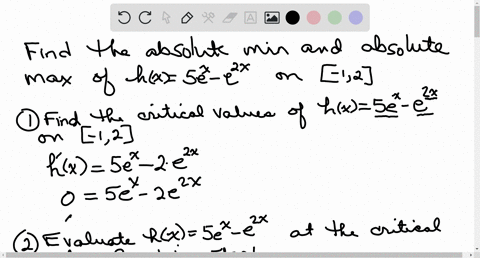 SOLVED:Find the absolute extrema of the function on the closed interval ...