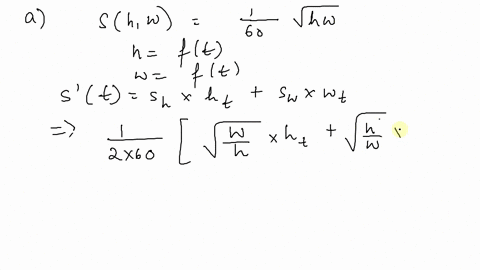 SOLVED:One of several empirical formulas that relates the surface area ...