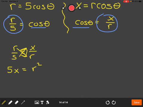 SOLVED: Identify the curve by finding a Cartesian equation for the ...