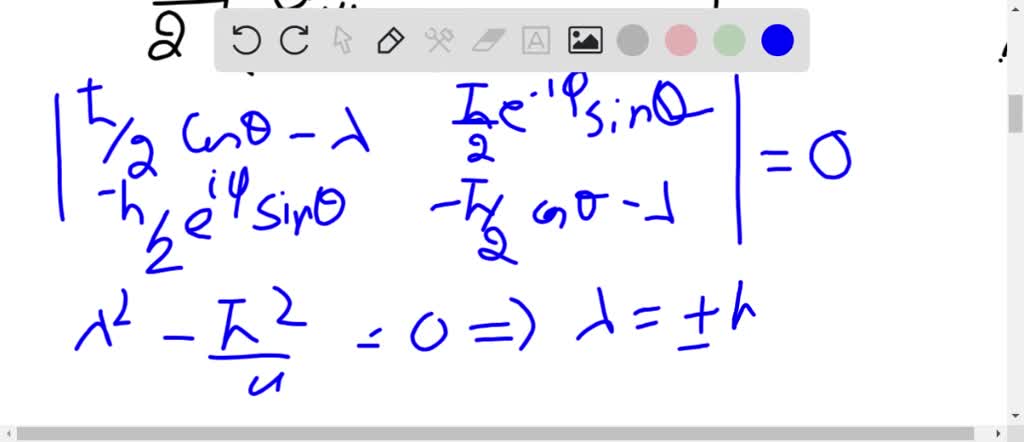 SOLVED:Consider a particle of spin (3)/(2). Find the matrix for the component of the spin along ...