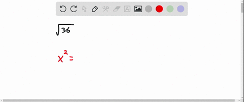 SOLVED:Simplify the square roots. √(36)
