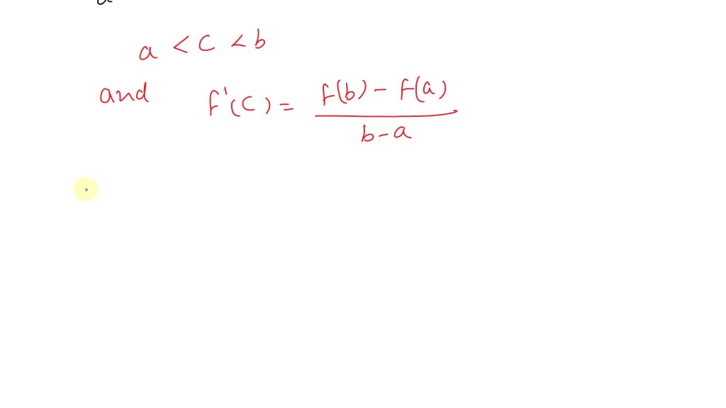 ⏩SOLVED:(A mean-value theorem for integrals) Show that if f is… | Numerade