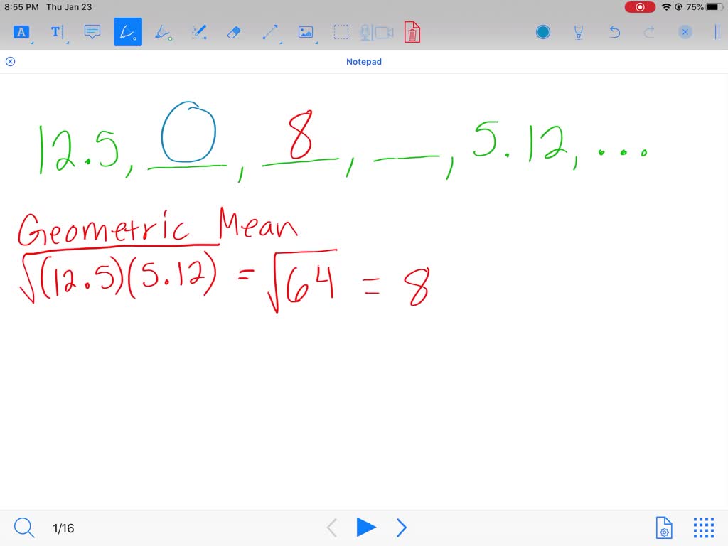 SOLVED Find The Missing Terms Of Each Geometric Sequence Hint The 