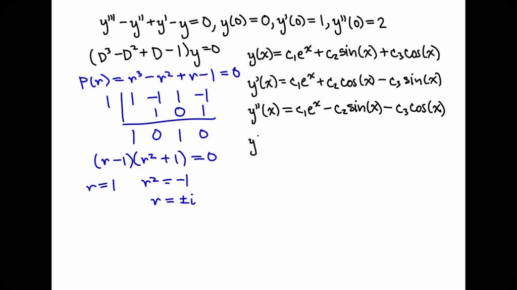 SOLVED:Solve the given initial-value problem. \begin{aligned} &y ...