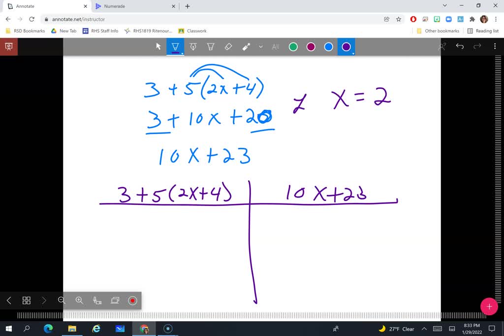 SOLVED:How can we check to see if we have simplified an expression correctly?
