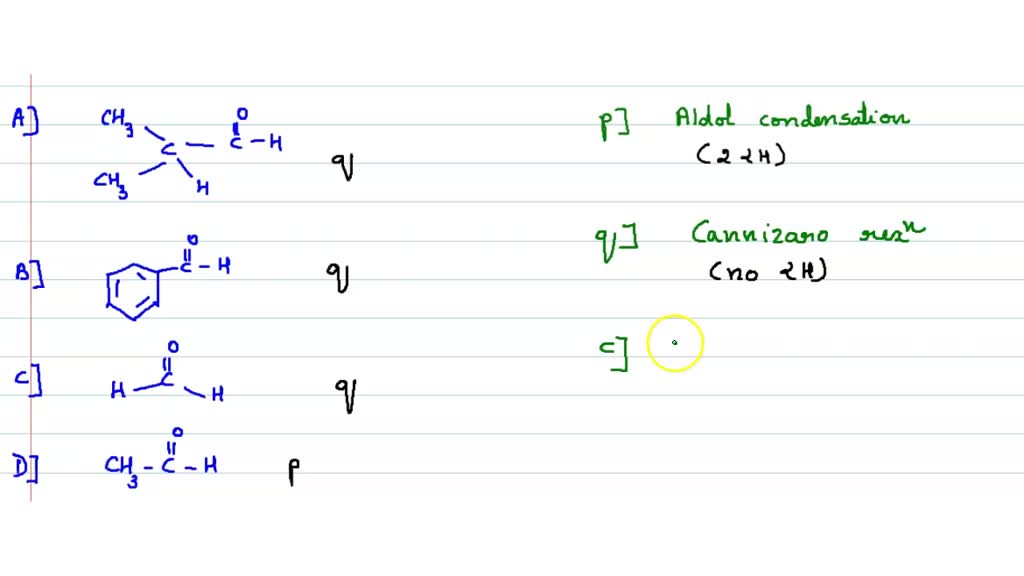 SOLVED:Match the columns. Column I (Reagents) Column II (a) Tollen's ...
