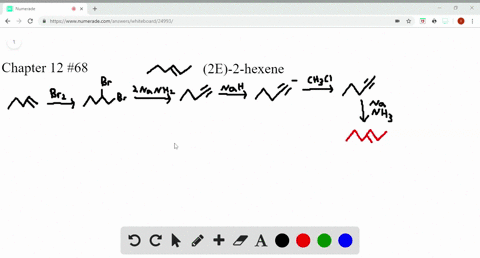 SOLVED:Devise a synthesis of (2E)-2-hexene from 1-pentene and any needed organic compounds or ...