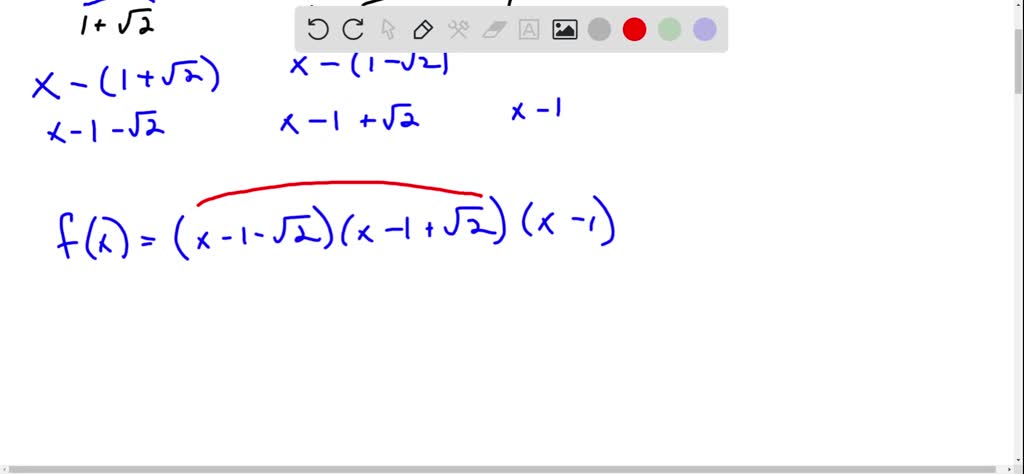 SOLVED:Find a polynomial function f(x) of least degree having only real coefficients and zeros ...