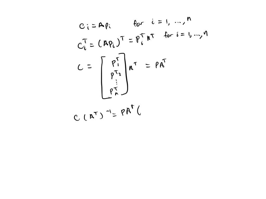 ⏩SOLVED:(a) Let P and C be the matrices in Theorem 10.14 .5 . Show… | Numerade
