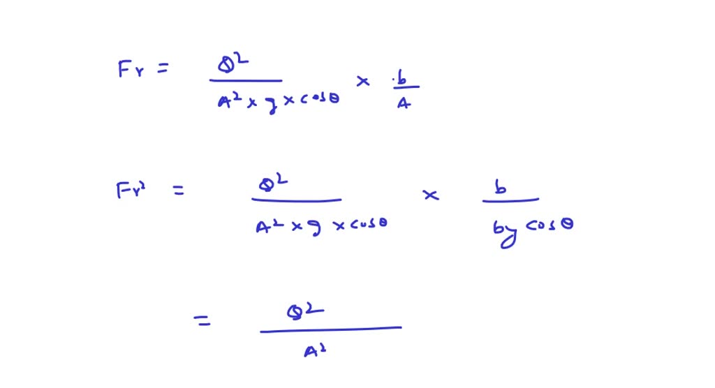 SOLVED:Consider the flow down a prismatic channel having a rectangular ...