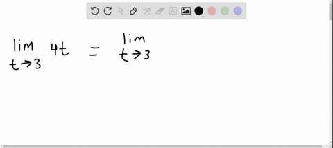 SOLVED:Evaluate the limit and justify each step by indicating the appropriate Limit Law(s). limt ...