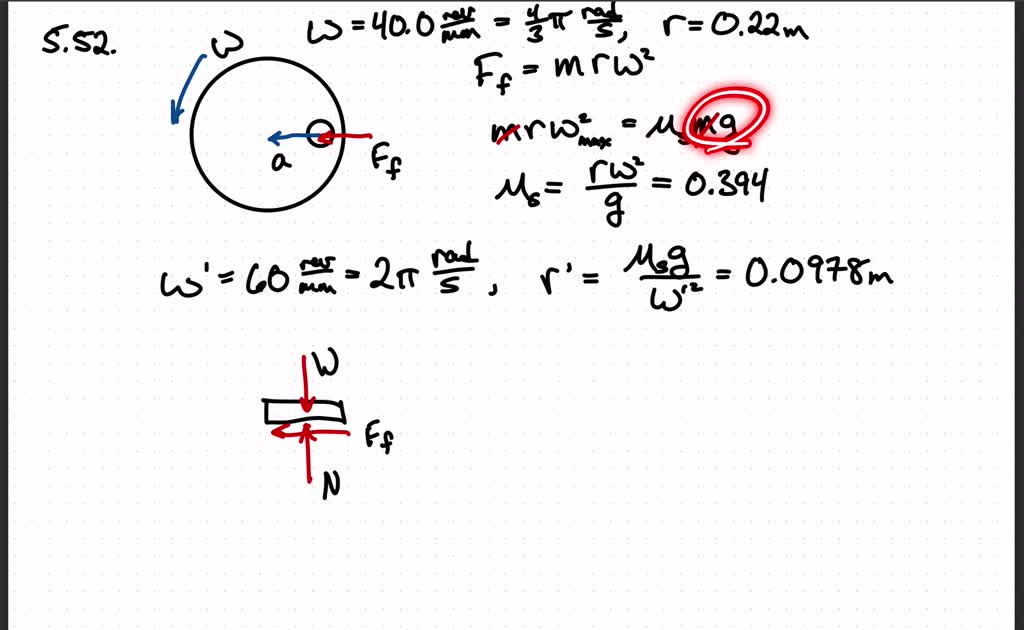 ⏩SOLVED:A small button placed on a horizontal rotating platform with ...