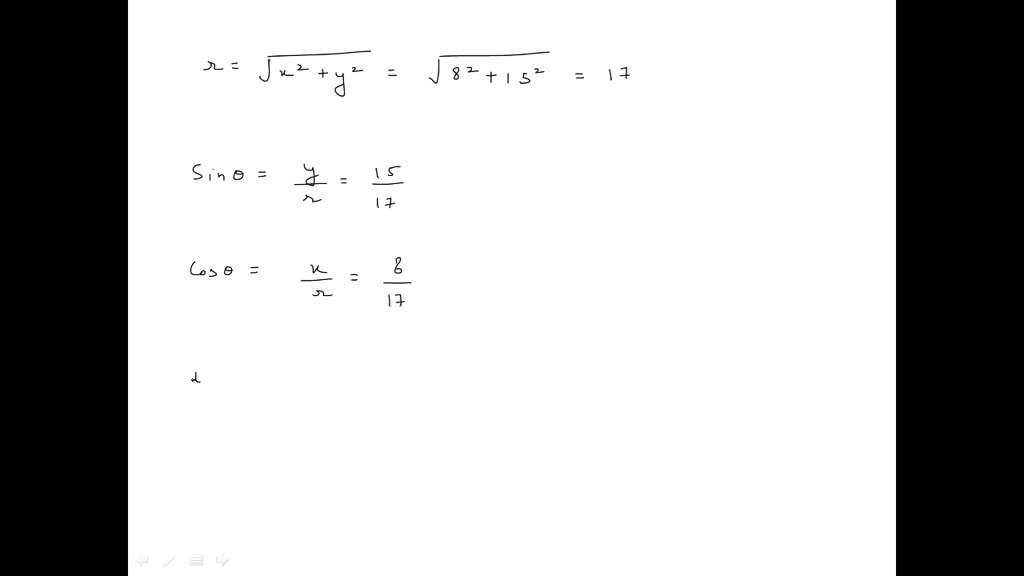 The point is on the terminal side of an angle in standard position ...