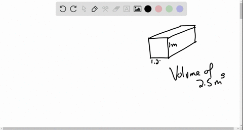 SOLVED:Solve each problem. A shipping box has a volume of 2.5 cubic ...