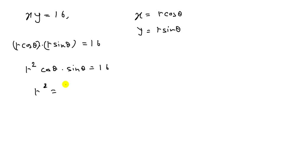 Converting a Rectangular Equation to Polar Form In Exercises 71-90 , convert the rectangular ...