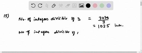 SOLVED:Find the number of positive integers ≤3076 and divisible by: 3 or 4