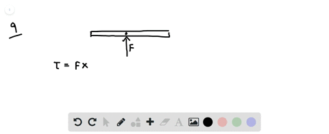 SOLVED:If you take the pivot point at the application point of one ...