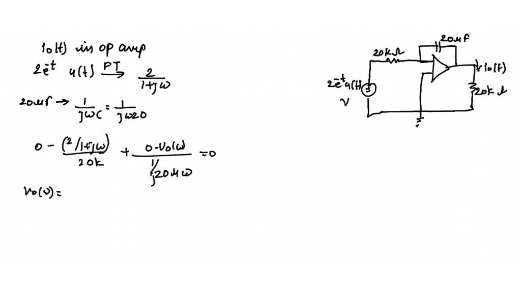 ⏩SOLVED:Find io(t) in the op amp circuit of Fig. 17.44 | Numerade