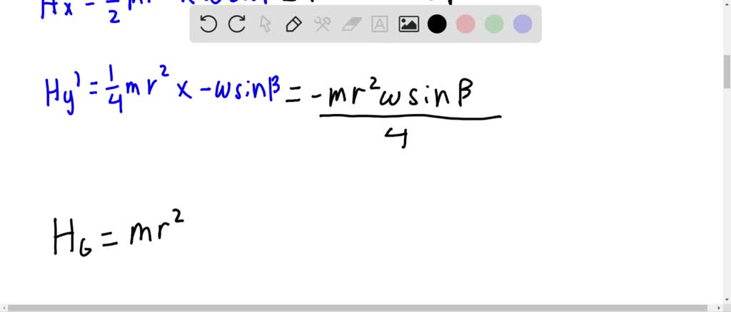 SOLVED: A homogeneous disk of mass m and radius r is mounted on the ...