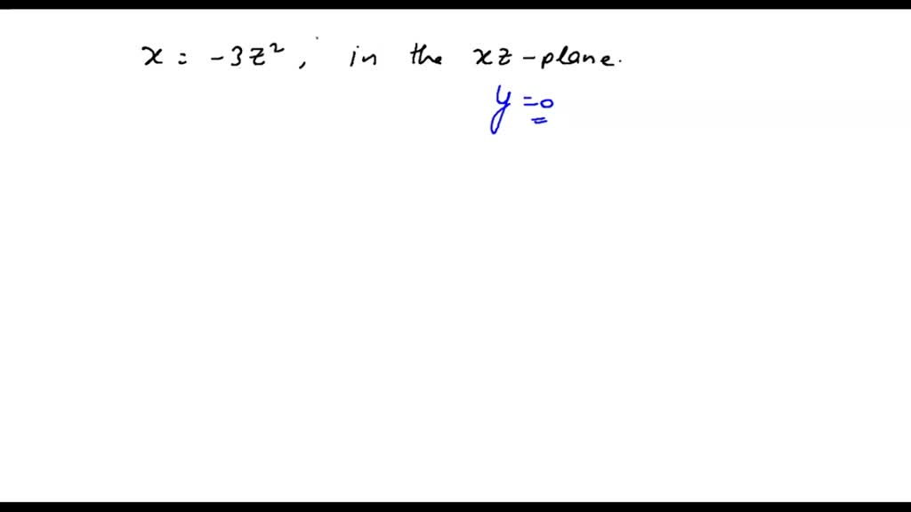 SOLVED:Find a parameterization for the curve. A circle of radius 3 centered on the z -axis and ...